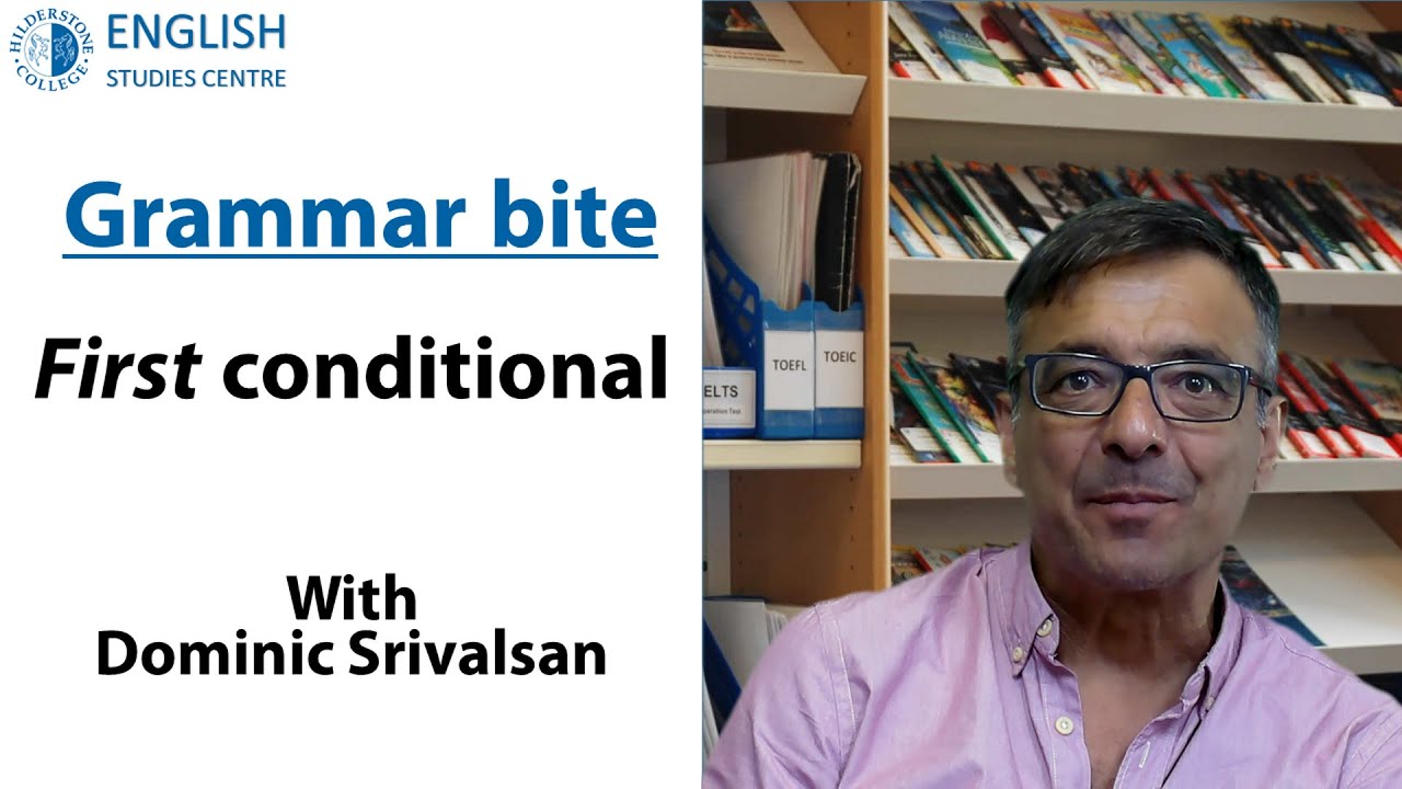 Grammar Bite - First conditional, with Dominic - YouTube