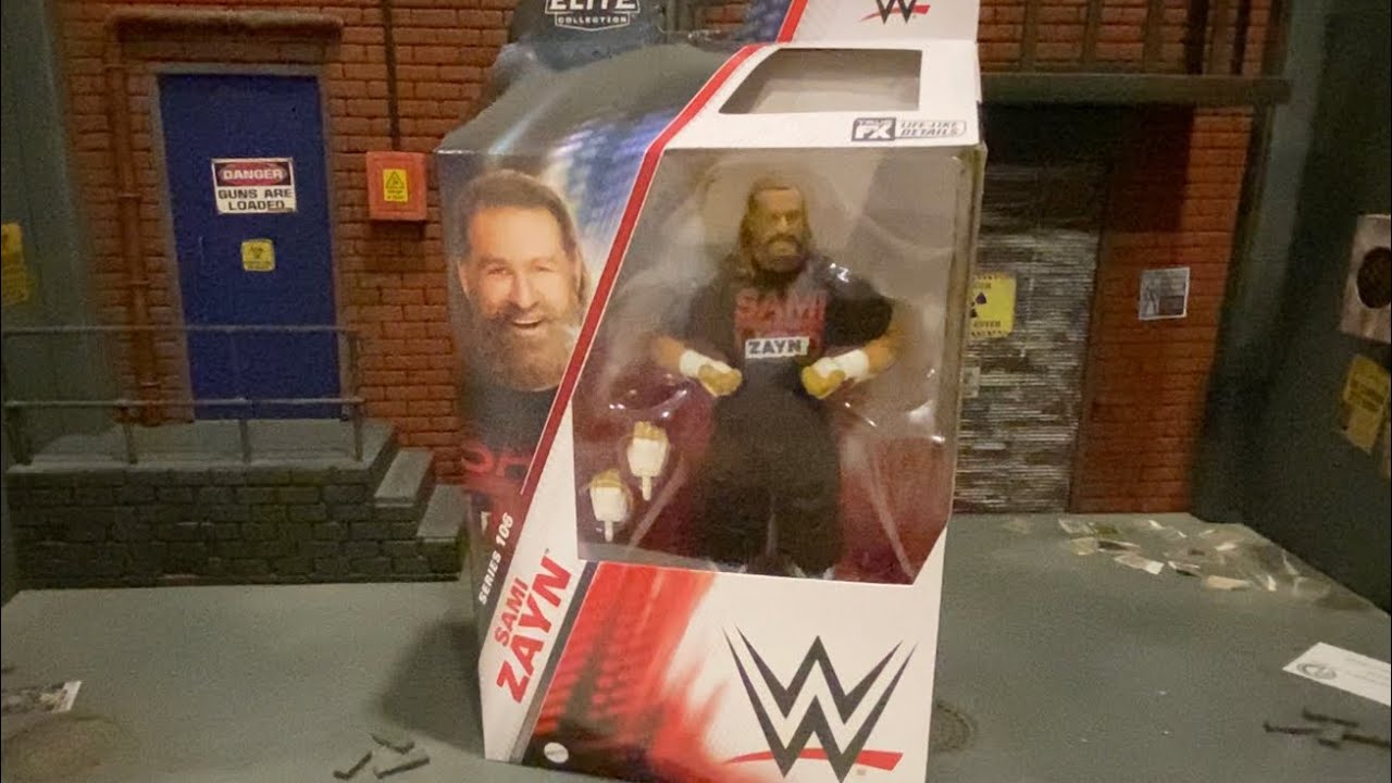 Sami Zayn WWE Mattel Elite 106 Review | NAMHEE FIGURE TUBE - YouTube