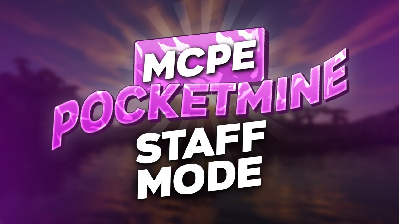 Plugin MCPE StaffMode (1.17+) - YouTube
