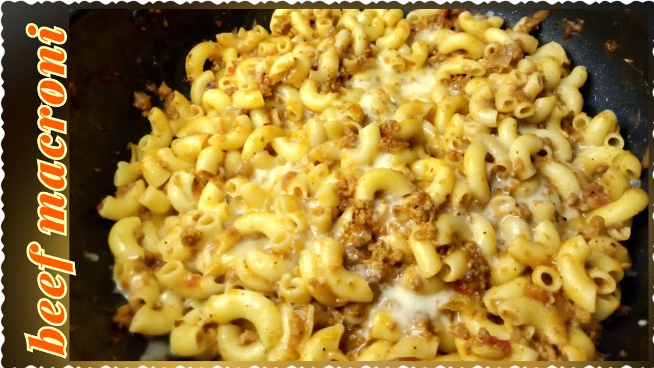 Beef macroni || cheesy beef macroni recipe by Alishba's cuisine 🌸 - YouTube
