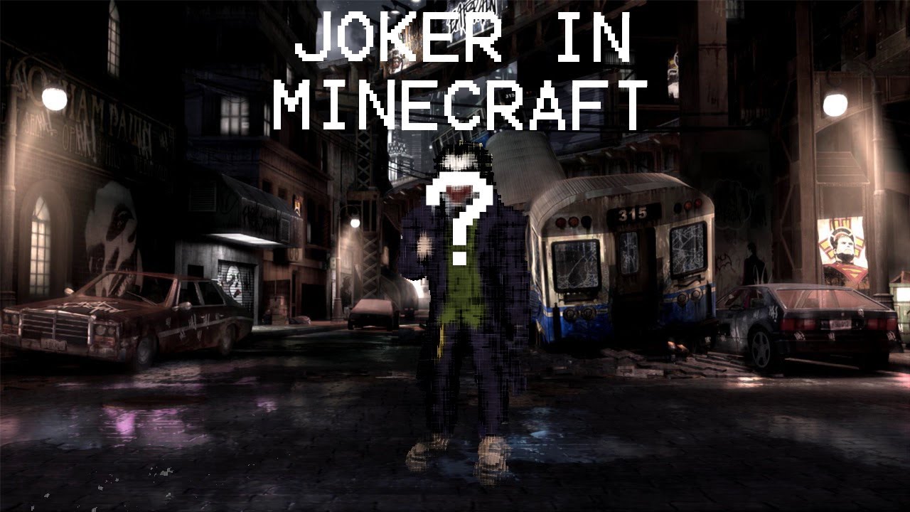 I BUILD JOKER in MINECRAFT! - YouTube