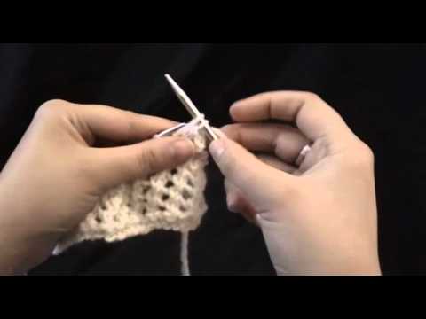 Knitted Lace Bind Off - YouTube