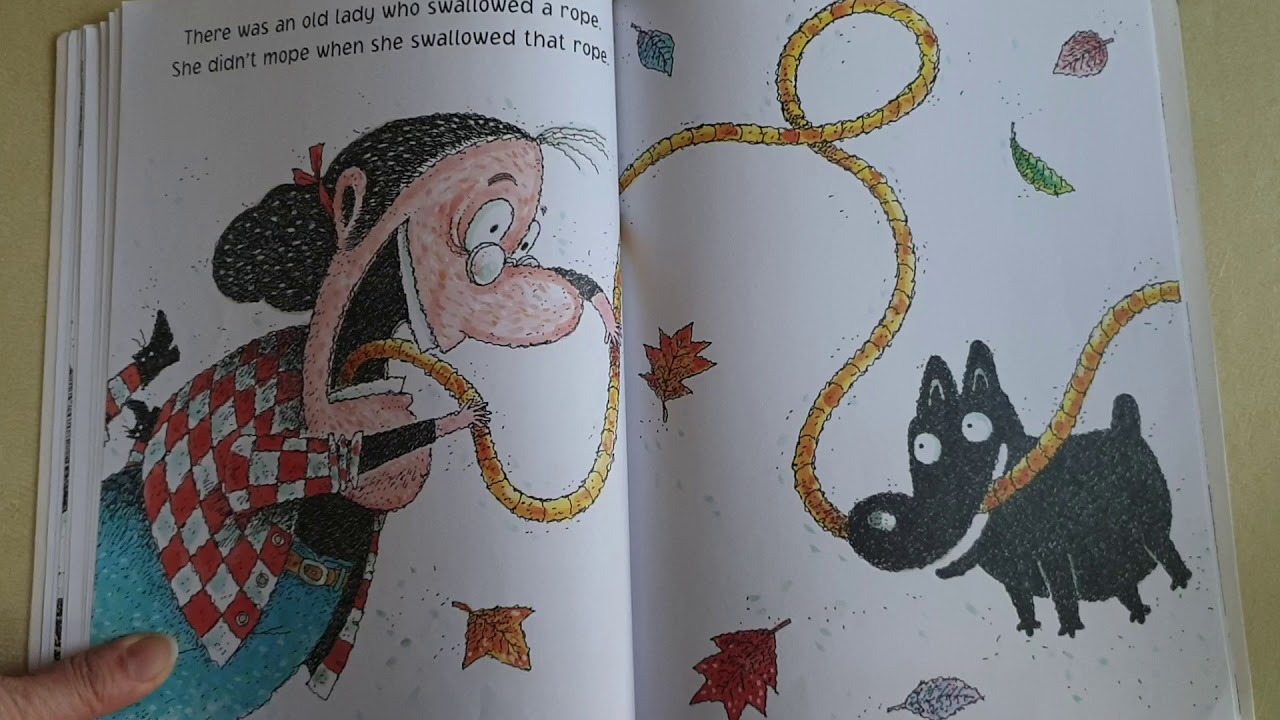 There was an old lady who swallowed leaves. - YouTube