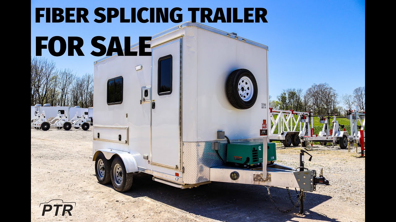 FOR SALE - Fiber Optic Splicing Trailer from PTR - YouTube