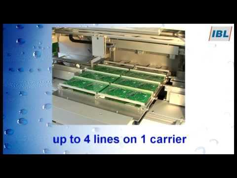 IBL In-line vapour phase reflow soldering - YouTube