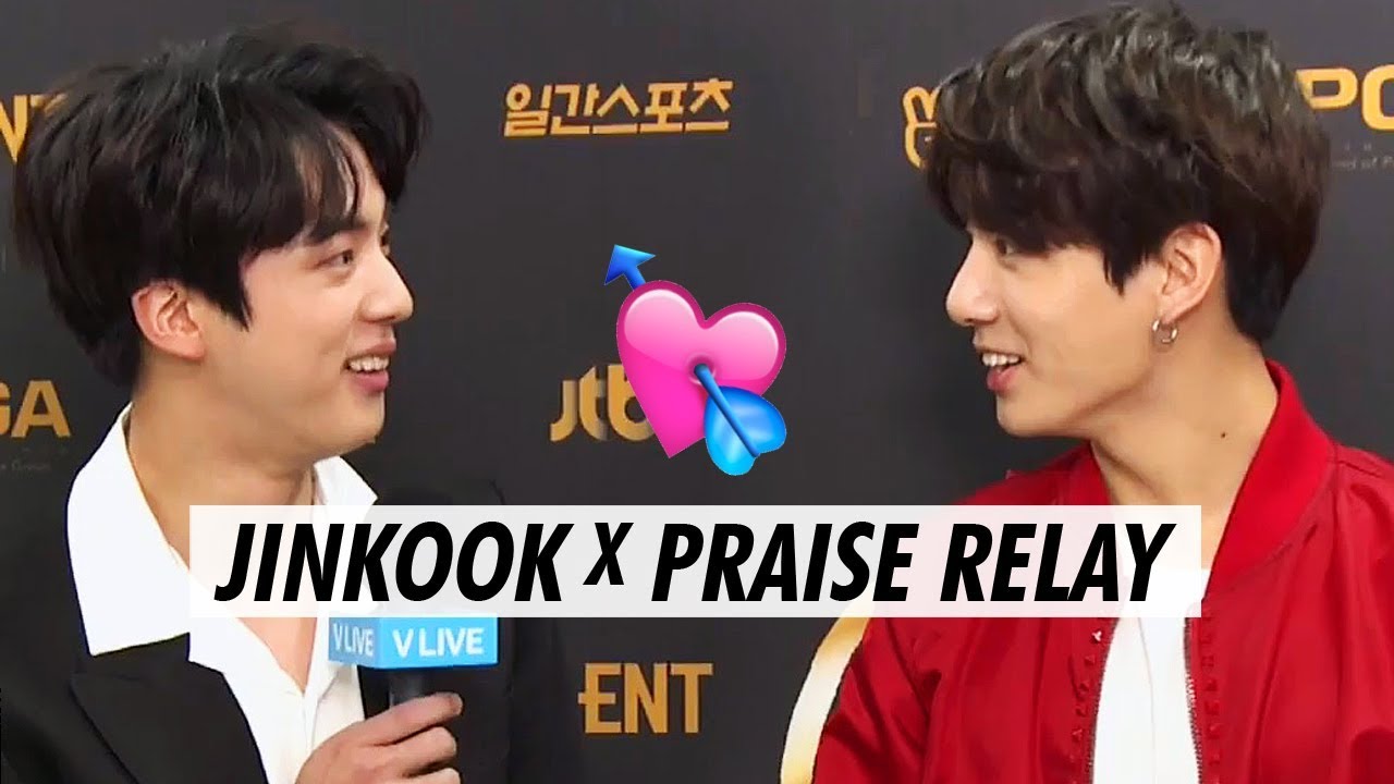 BTS JIN TO JUNGKOOK - PRAISE RELAY - YouTube