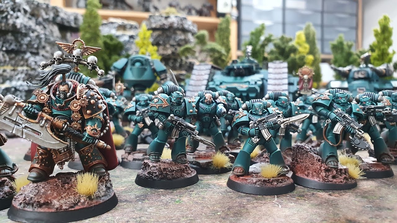 My brand new commission army, Horus Heresy, Warhammer. - YouTube