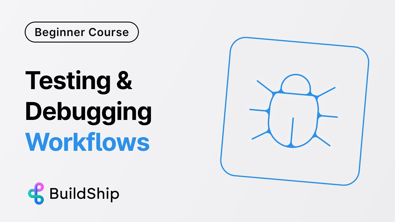 Testing & Debugging: Run Node Tests, Workflow Tests & Use Logs Like a ...