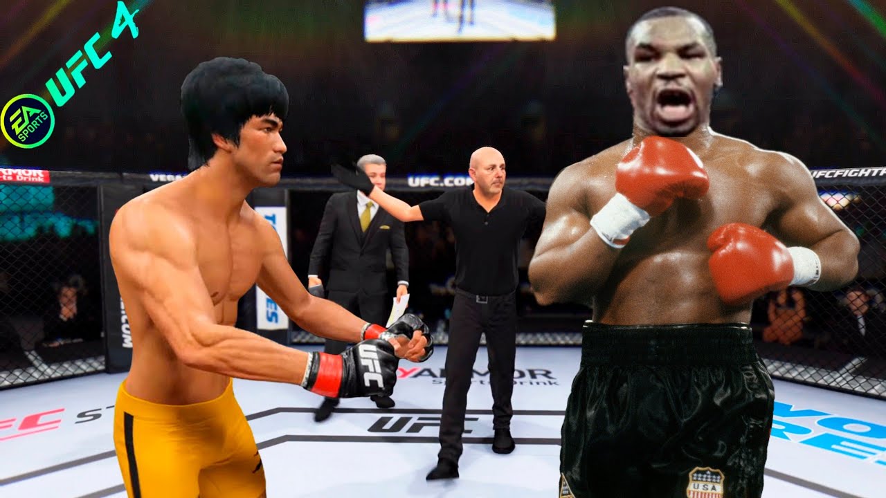 Bruce Lee vs Mike Tyson EA Sports UFC 4 PS5 - YouTube
