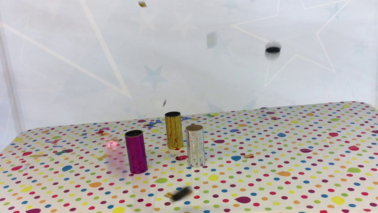 Table bomb confetti - YouTube