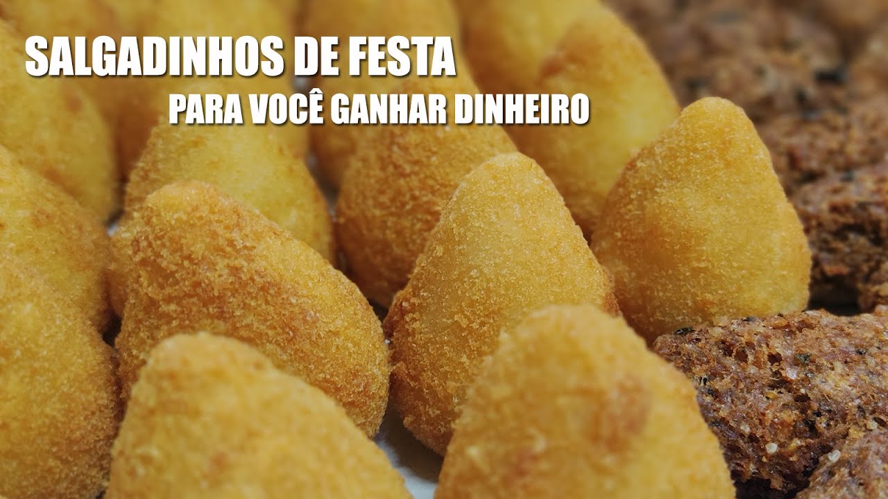 MINI SALGADOS DELIVERY KIT FESTA - RECEITAS DA ROSA - YouTube
