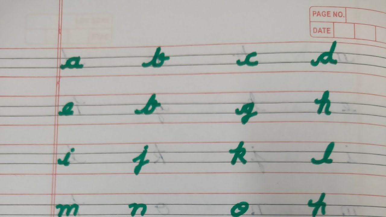 cursive abcd/cursive small abcd//write and learning cursive alphabet ...