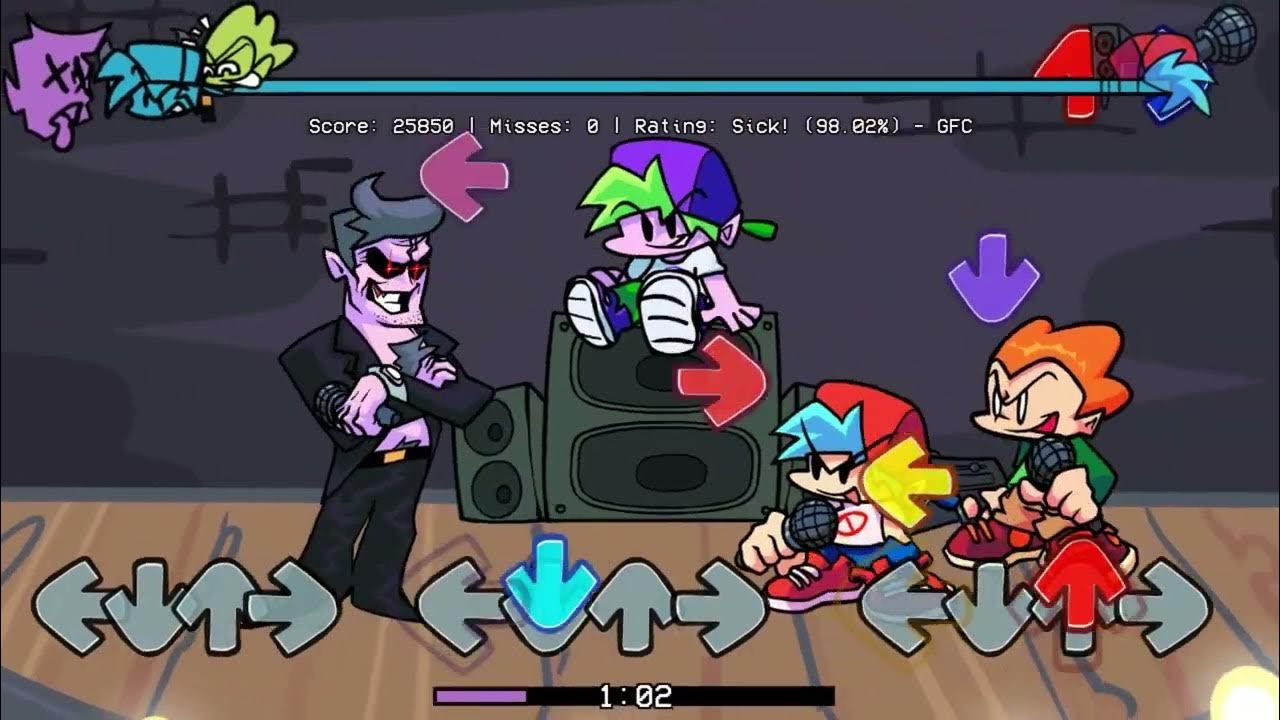 FNF Adventures Pico Mixes (Week 1 Pico Mix) Bf and Pico singing at the same time - YouTube