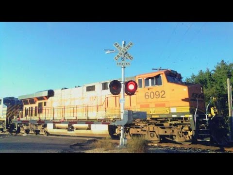 BNSF 6092 East Manifest Train (9-29-2015) - YouTube