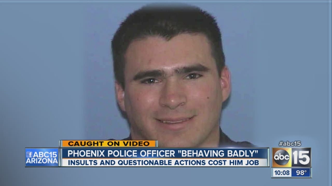 Police officer behaving badly - YouTube