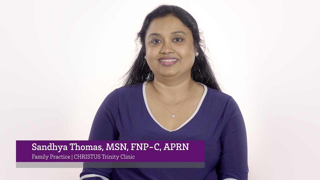 Clinician Profiles | Sandhya Thomas, FNP-C, APRN - YouTube
