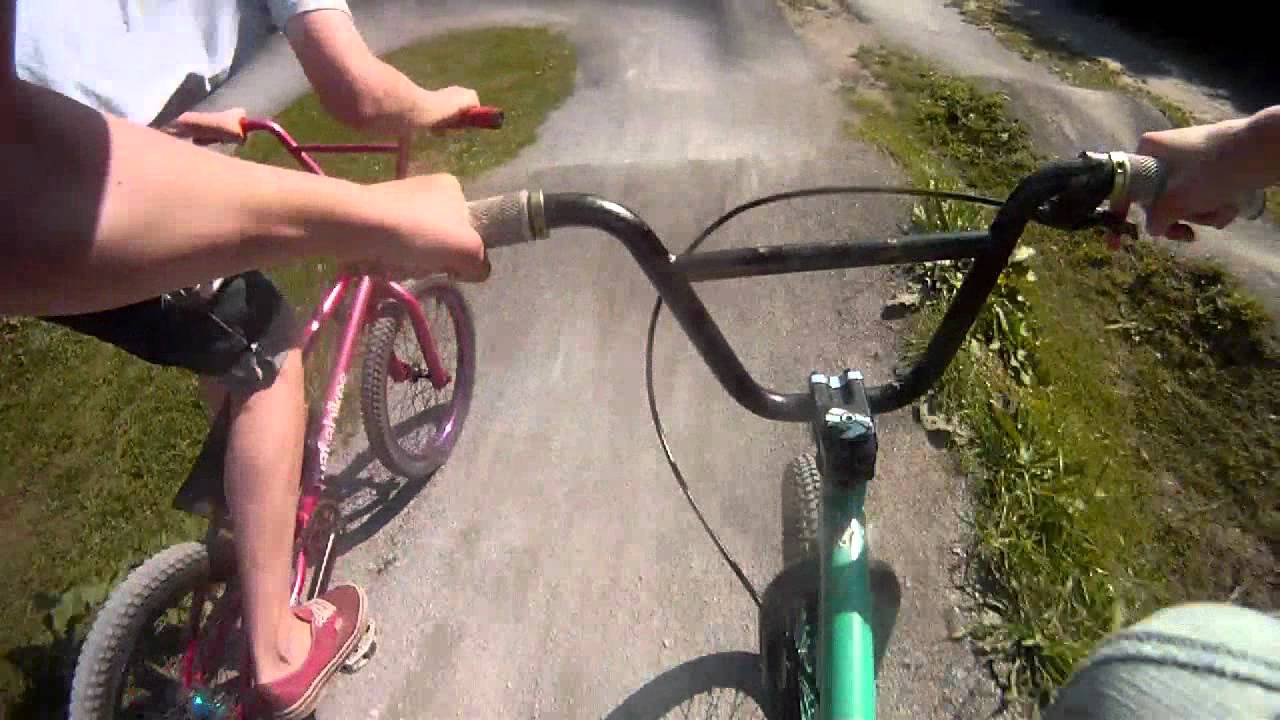 Clyne pump track and Moos dirt jumps GoPro HD - YouTube