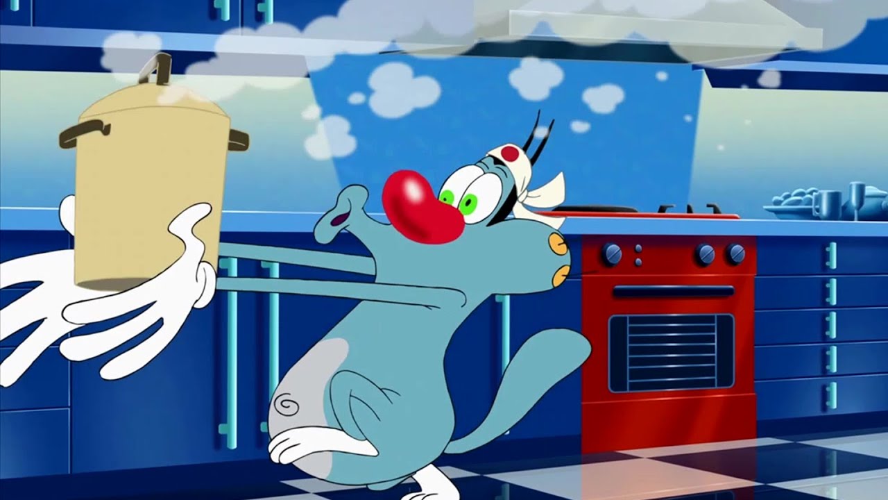 Oggy and the Cockroaches - Watch out, it's hot! (Season 3) BEST CARTOON ...