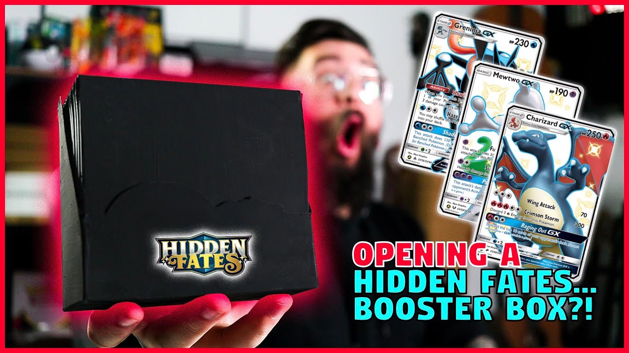 opening a HIDDEN FATES.. BOOSTER BOX?! (Pokémon Cards) - YouTube