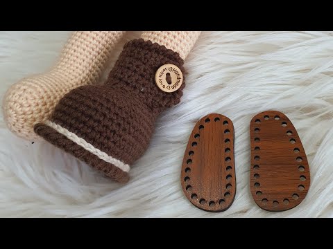 ASYA KIZ TABANLİK ÜZERİNE AYAKKABI YAPIMI #amigurumibebek #asyakiz