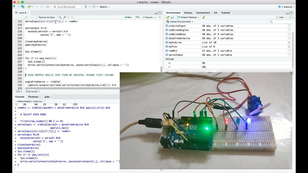 Send and receive data and take control of your Arduino, from RStudio ...