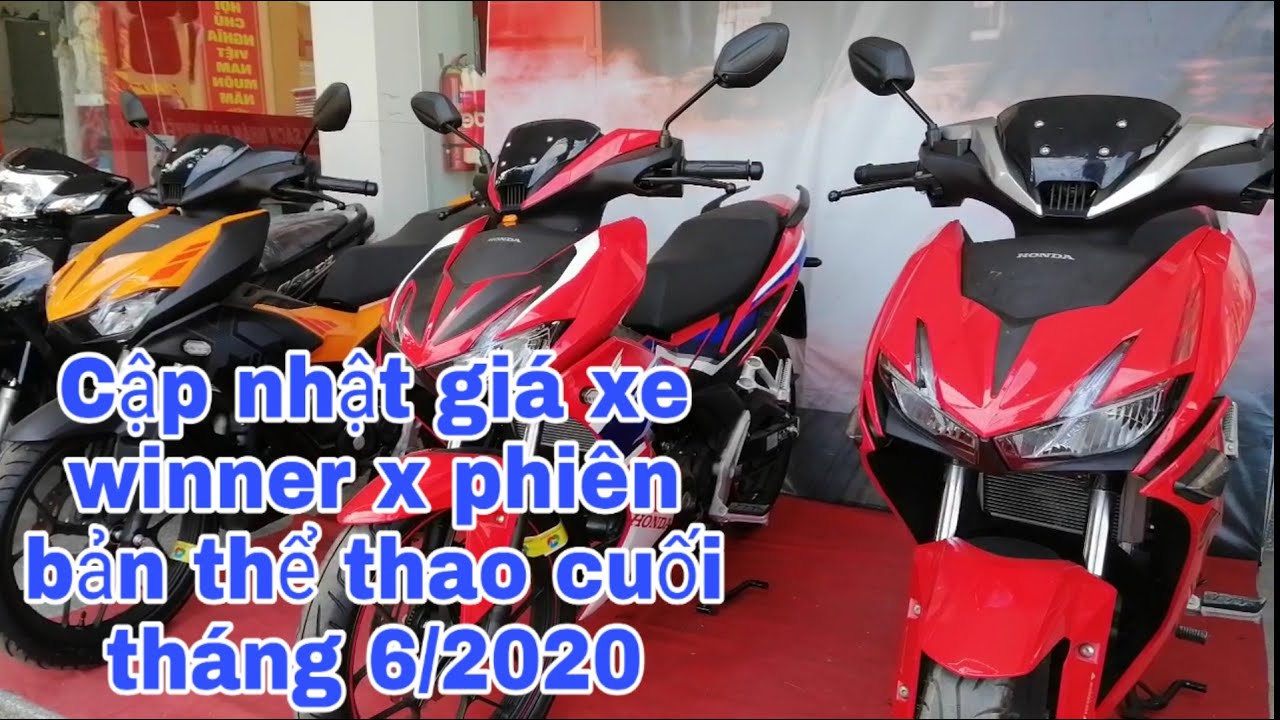 Giá Xe winner x phiên bản thể thao 2020 - YouTube