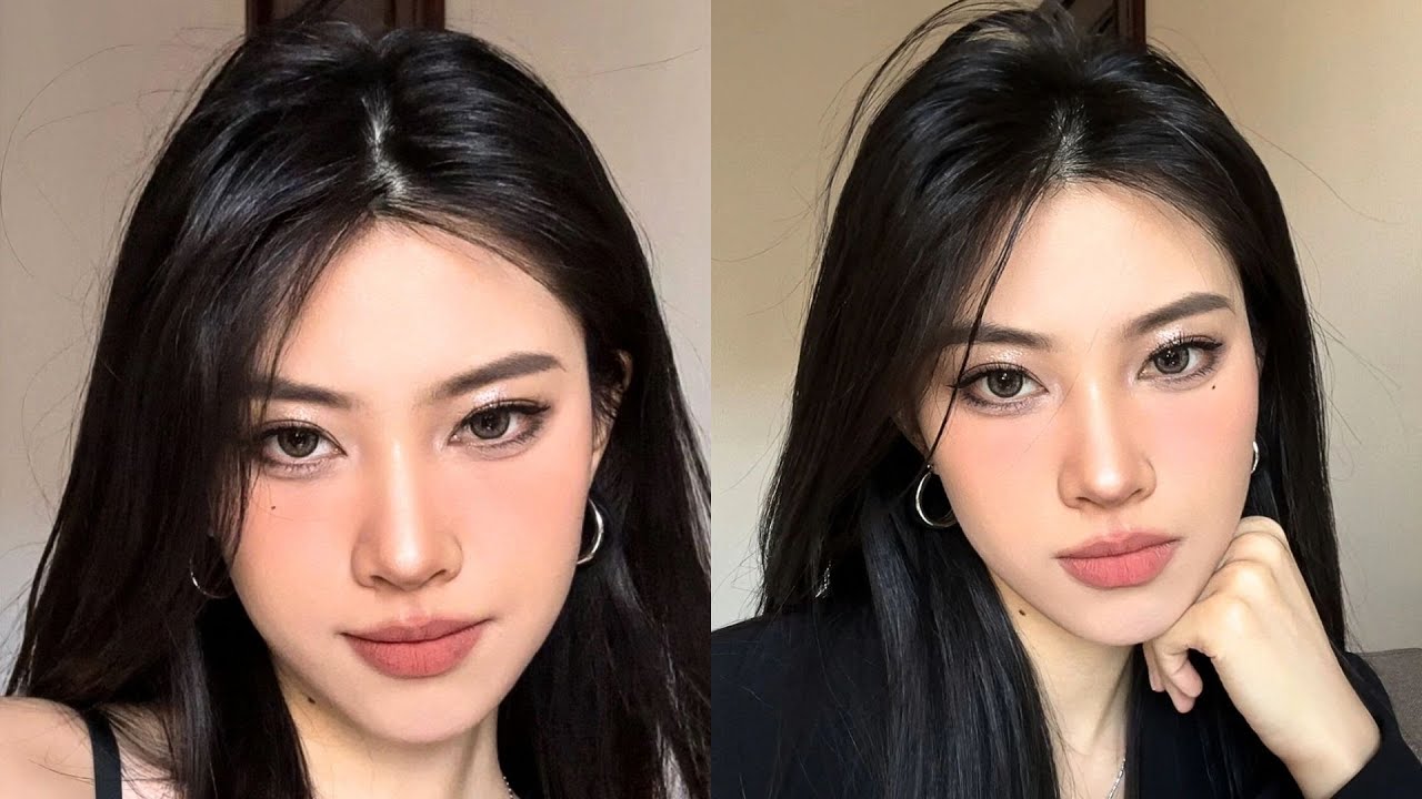 simple clean girl douyin makeup tutorial 🤍 korean makeup - YouTube