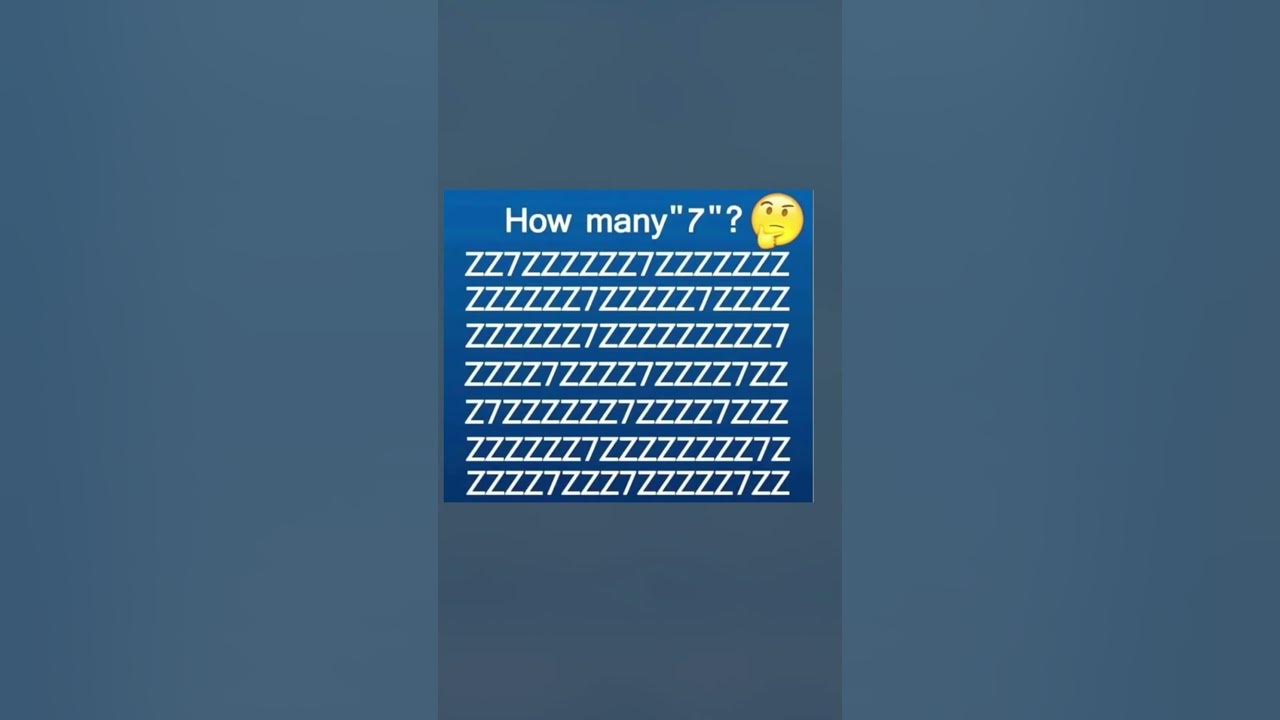 how-many-7s-are-there-youtube