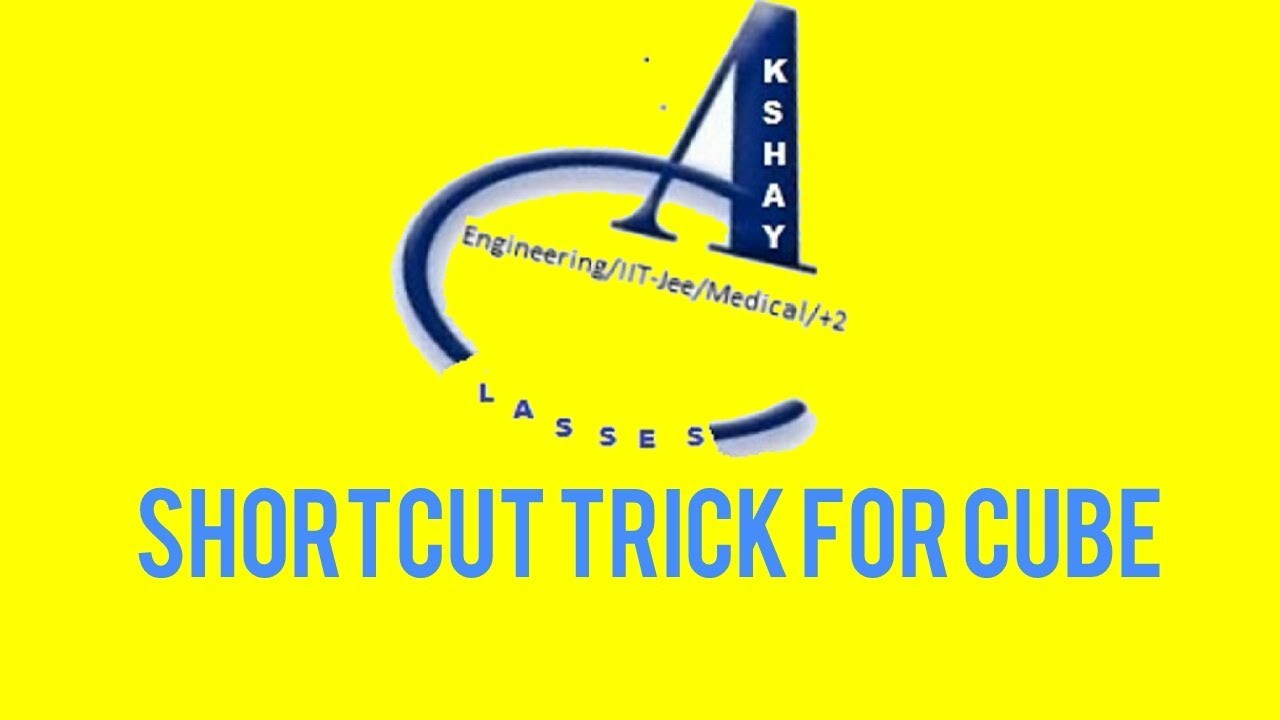SHORTCUT TRICK FOR CUBE FROM 1 to 100................ - YouTube