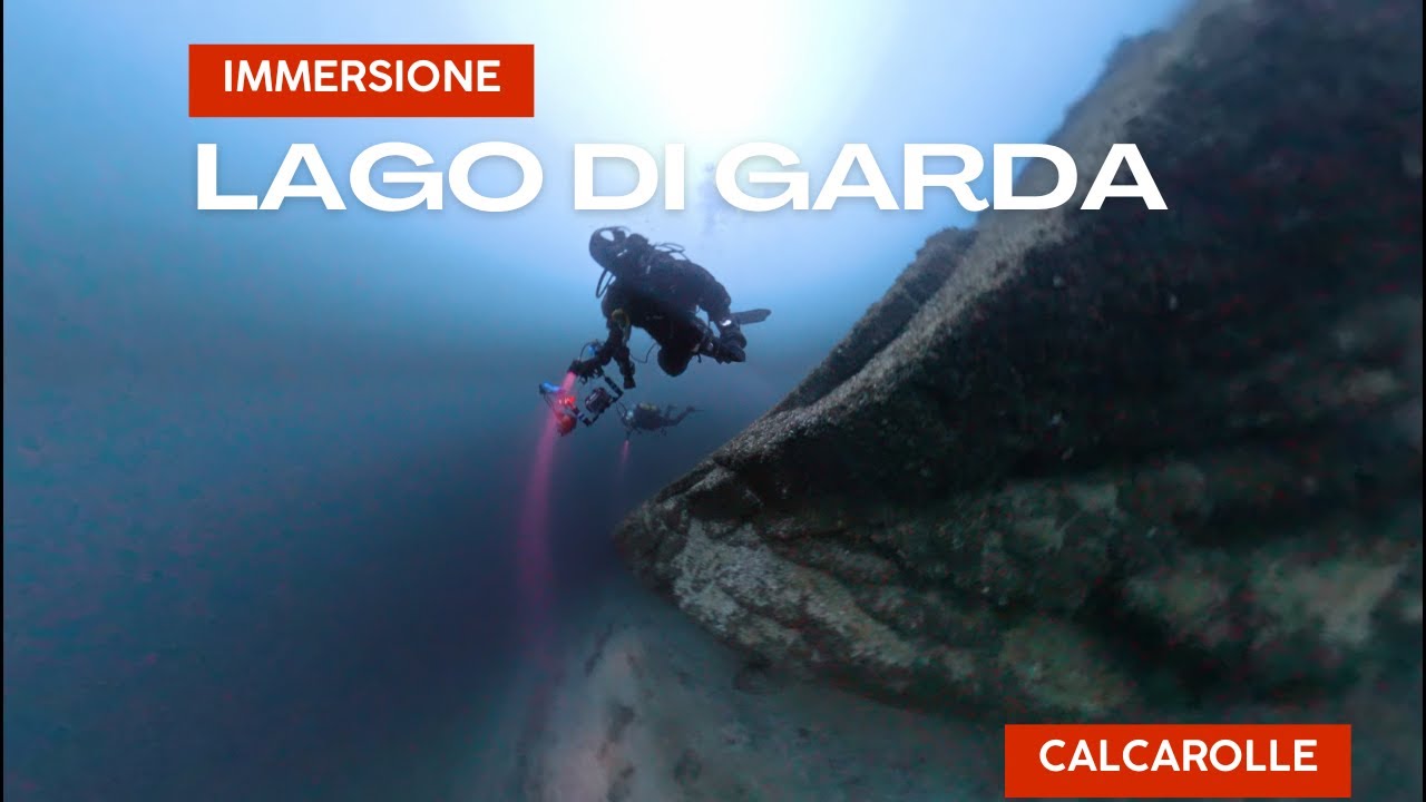 Immersione lago di Garda: nel punto di immersione Calcarolle. - YouTube