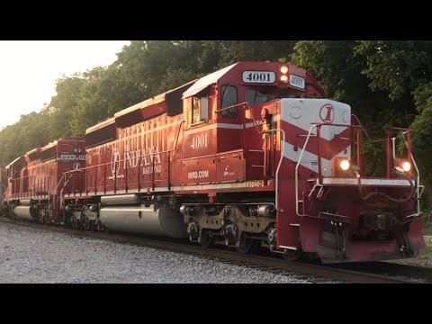 INRD 4001 Leads HWTHT in Reverse , Terre Haute, IN - YouTube