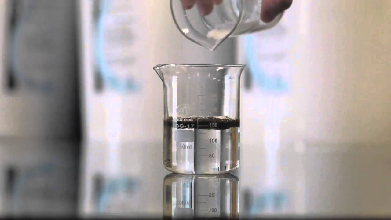 Demonstration of how the C.I.Agent polymer works - YouTube