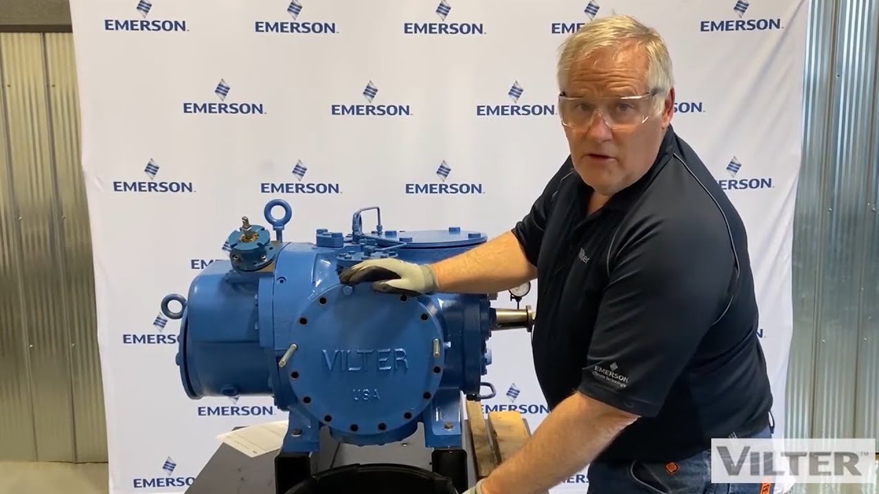 Vilter VSS Gate rotor bearing inspection - YouTube