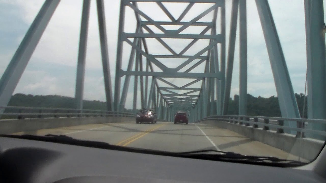 Driveing Over The Ohio River On The Madson Bridge - YouTube