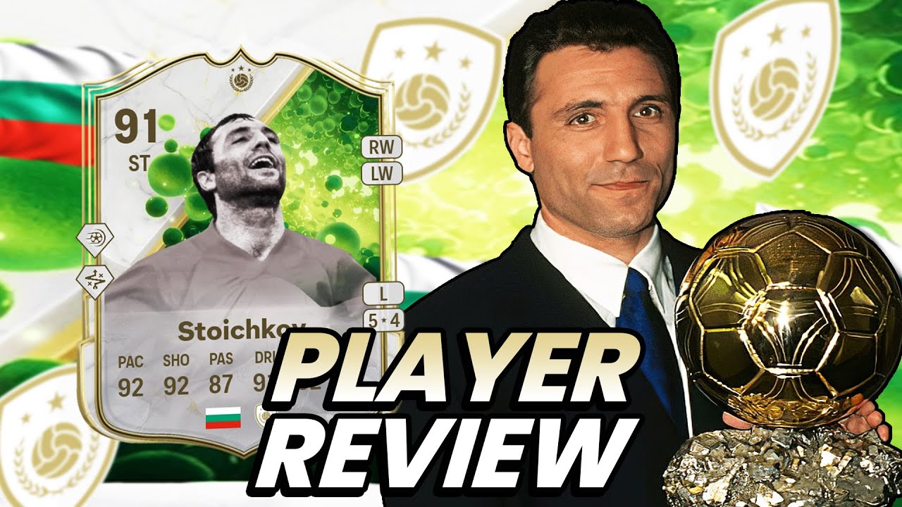 5⭐4⭐ 91 GRASSROOT GREATS ICON STOICHKOV SBC PLAYER REVIEW! FC 25 ...