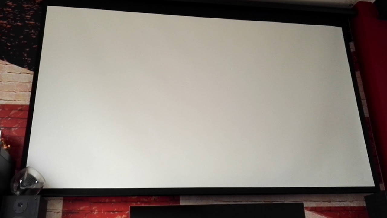 Excelvan screen 120 inch - YouTube