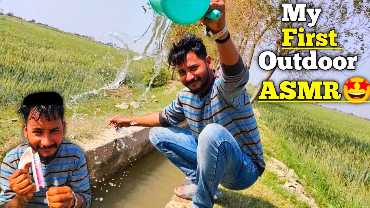 An Immersive Outdoor ASMR Experience || My First Outdoor ASMR Video|| 🤩 ...