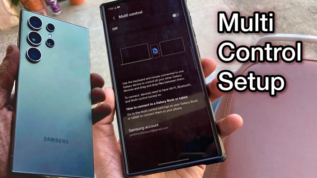 Samsung Galaxy S24 Ultra Multi Control Settings | Enable Multi Control ...
