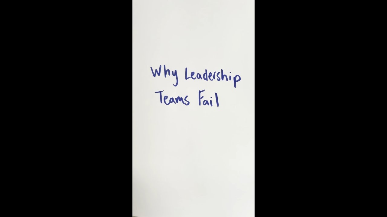 Why Leadership Teams Fail - YouTube