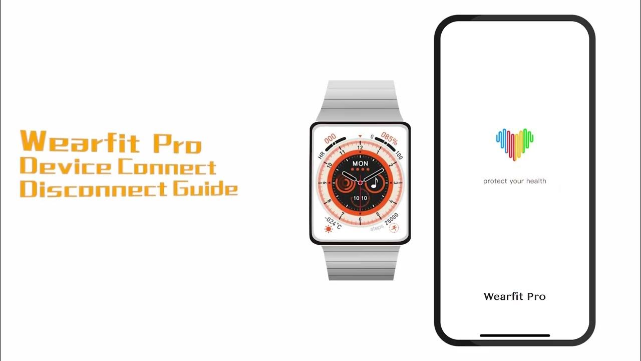 How to connect/disconnect Wearfit Pro to your smartwatch device. - YouTube