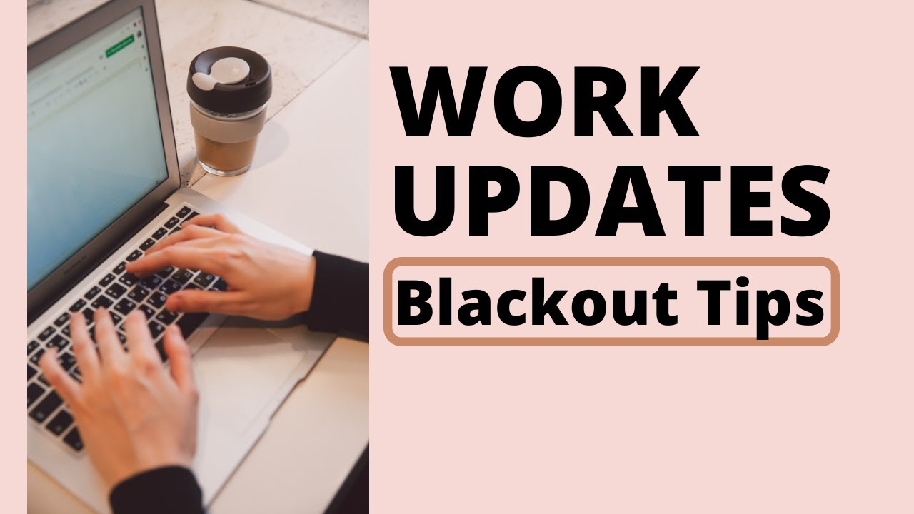 (#37) WORK UPDATES | BLACKOUT-TIPS | WORK SCHEDULE (SEPTEMBER 2021 ...