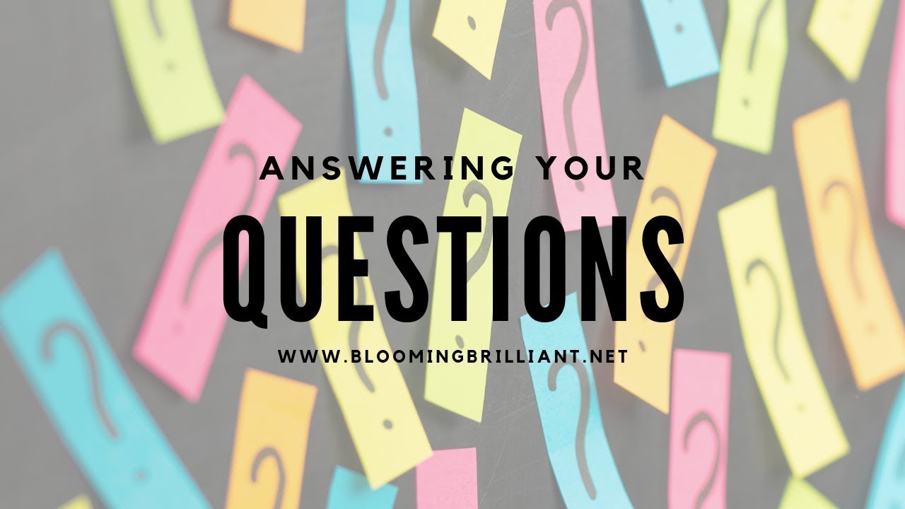 Answering Your Questions - YouTube