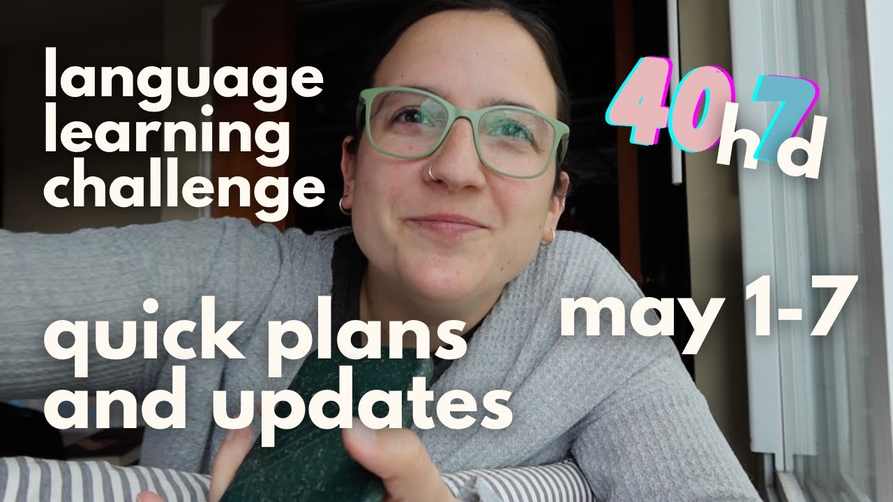 intensive language learning week plans - YouTube