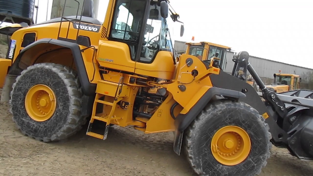 Volvo L180G and new Volvo L180H comparison - YouTube