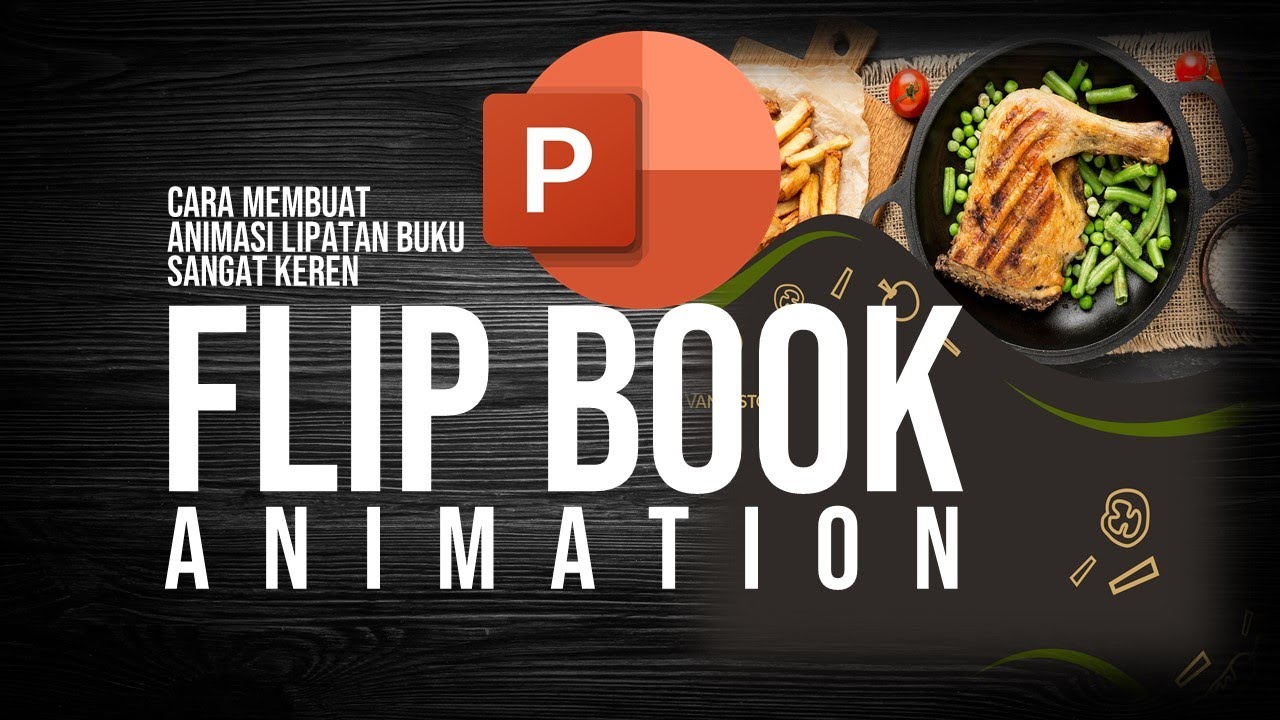 🔴CARA MEMBUAT ANIMASI LIPATAN BUKU DENGAN POWERPOINT l FLIP BOOK - YouTube