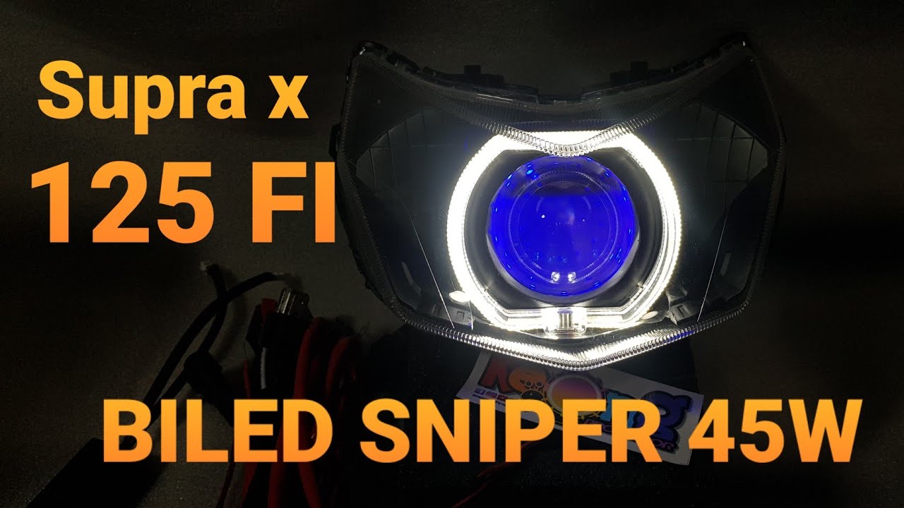 biled sniper terpasang di supra fi 125 - YouTube