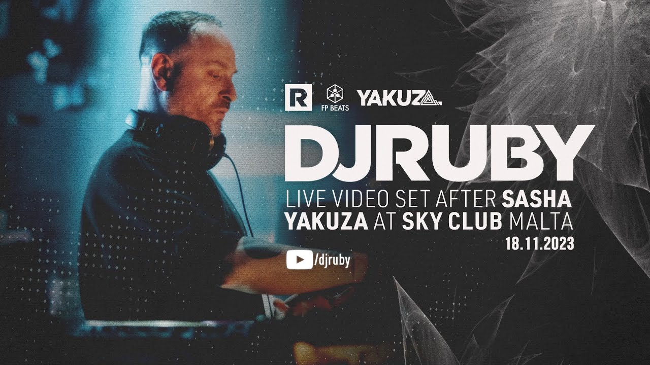 DJ Ruby Live Video Set After Sasha at Yakuza, Sky Club Malta, 18.11.23 - YouTube