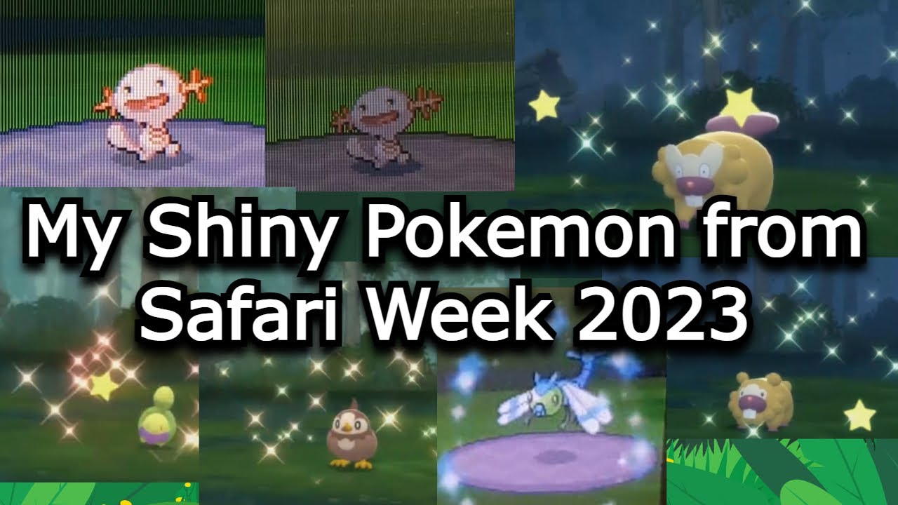 [Safari Week 2023] 7 Shiny Pokemon! Win or Fail? - YouTube