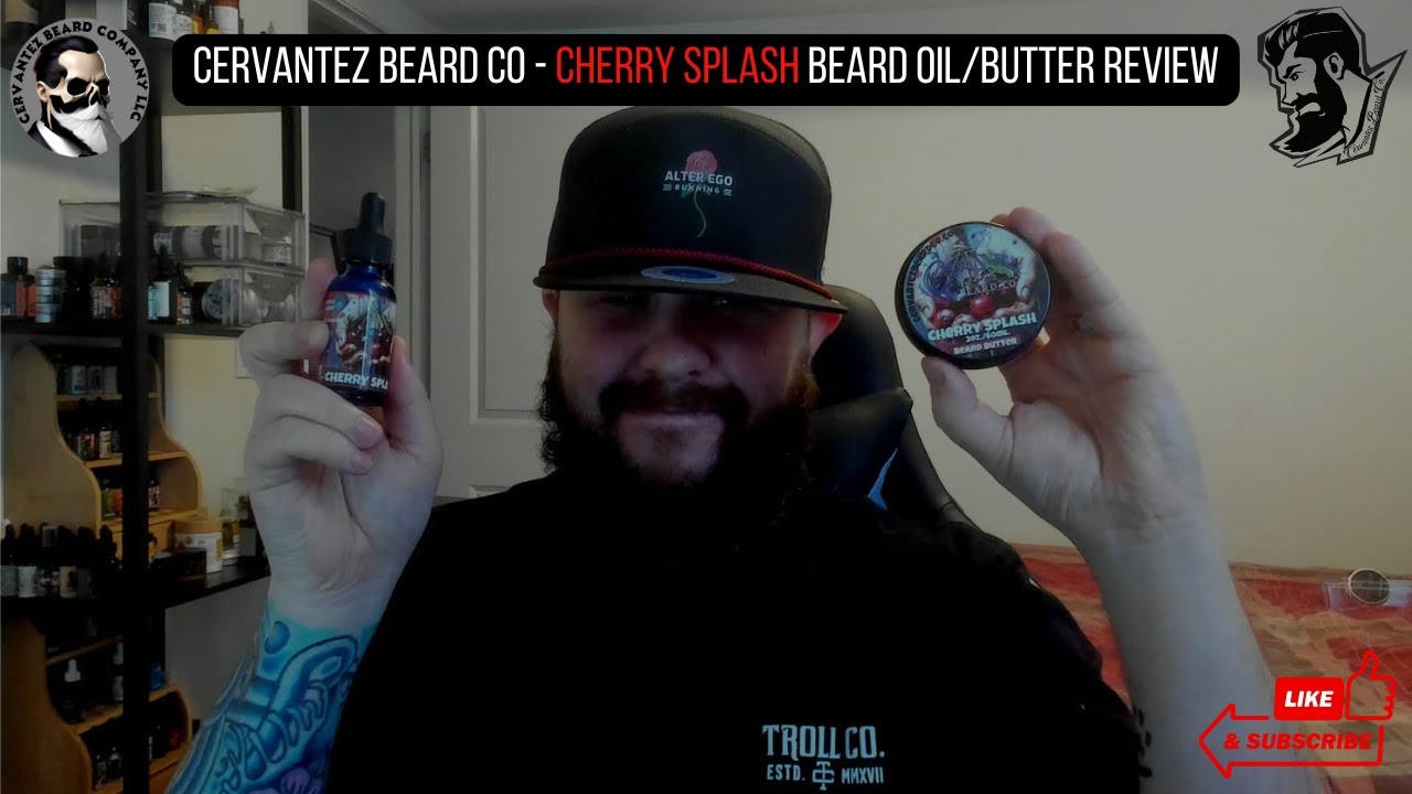 Unlock Freshness: Cervantez Beard Co. 'Cherry Splash' Beard Oil & Butter Review! Discount Code ...