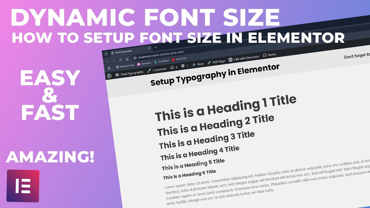 Typography Made Easy: Perfect Font Setup in Elementor (2025 Tutorial ...